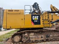 China Assembled Used CAT 374FL 74 Ton Large Excavator Extended Demolition Arm DiamondTool Bracket Fitted for Heavy Rock Breaking for sale