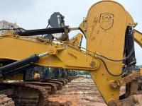China Assembled Used CAT 374FL 74 Ton Large Excavator Extended Demolition Arm DiamondTool Bracket Fitted for Heavy Rock Breaking for sale
