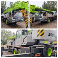China Field-Deployable Used ZOOMLION ZTC300V 30 Ton Mobile Crane V-Series Platform Dual Swing Motor Efficient Slewing for Steel for sale