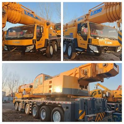 China Commissioning Ready Used XCMG QY110 110 Ton Super Heavy All-Terrain Truck Crane Seven Section Long Boom Full Counterweight for sale