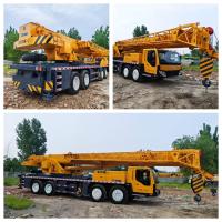 China Heavy-Duty Inspected Used XCMG QY70K-1 70 Ton Large Truck Crane Six Section Power Boom Twin Winch Configuration for Bridge for sale