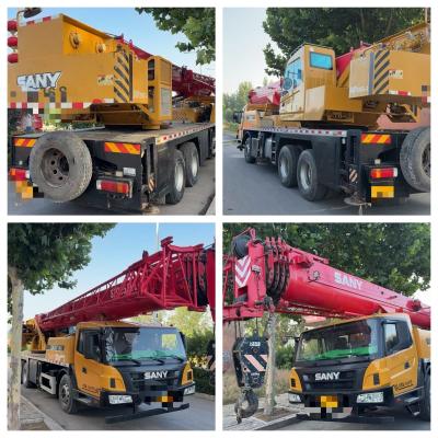 China Well-Maintained Used SANY STC300C5-2 30 Ton Mobile Truck Crane Dual Boom Cylinder Design Elevated Cab Visibility for for sale