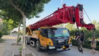 China Well-Maintained Used SANY STC300C5-2 30 Ton Mobile Truck Crane Dual Boom Cylinder Design Elevated Cab Visibility for for sale