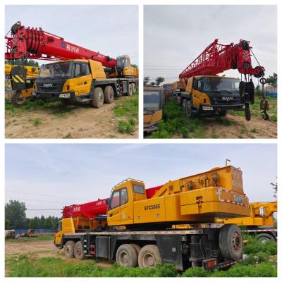 China Operationally Verified Used SAMY STC500S 50 Ton Heavy Truck Crane Six Section Long Boom Advanced Load Moment System for for sale