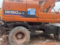 China Efficient Used DOOSAN DH150W-7 Wheel Excavator 15 Ton DL06 Engine 0.65m³ Bucket Mobile Construction Machine for sale