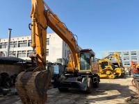 China Powerful Used Hyundai Robex 210W-9 Wheel Excavator 21 Ton HM5.9 Engine 1.2m³ Bucket Construction Digger for sale