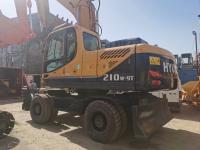 China Powerful Used Hyundai Robex 210W-9 Wheel Excavator 21 Ton HM5.9 Engine 1.2m³ Bucket Construction Digger for sale