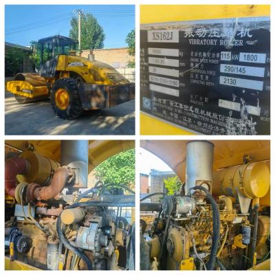 China Used XCMG XS162J Road Roller 16000kg Operating Weight 2130mm Drum Width Compaction Construction Equipment for sale