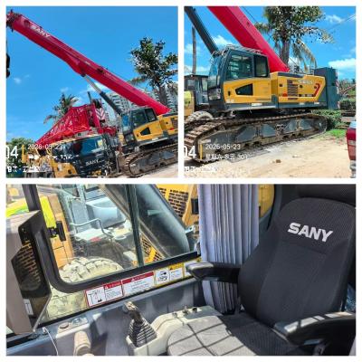 China Used SANY STB550T5-8 Crawler Crane 55 t Capacity 62 m Lattice Boom Hydraulic Tracked Lifting Equipment for sale