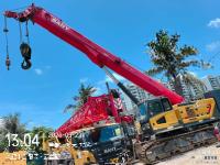China Used SANY STB550T5-8 Crawler Crane 55 t Capacity 62 m Lattice Boom Hydraulic Tracked Lifting Equipment for sale