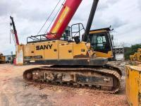 China Used SANY SCC250TB Crawler Crane 25 t Capacity 40 m Lattice Boom Hydraulic Tracked Lifting Equipment for sale