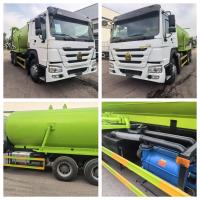 China Used HOWO 371HP 6×4 Vacuum Sewage Tank Truck 16000L Suction Capacity XD-280 Pump System for sale