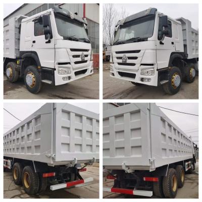 China Pre-Owned HOWO 8×4 371HP Construction Dump Truck 23.5CBM U-Type Body HW19710 Gearbox Export Ready for sale