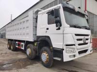 China Pre-Owned HOWO 8×4 371HP Construction Dump Truck 23.5CBM U-Type Body HW19710 Gearbox Export Ready for sale