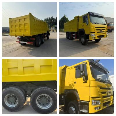 China Used HOWO 6×4 375HP Dump Truck WD615.47 Engine HW19710 Gearbox 19.3CBM Mining Tipper Vehicle for sale