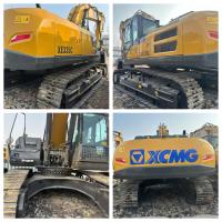 China Used XCMG XE335C Hydraulic Crawler Excavator 33500kg Operating Weight 1.6CBM Bucket 7200mm Dig Depth for sale