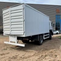 China Used 4x2 HOWO 371HP Heavy Duty Enclosed Box Van Cargo Truck 12 Ton Regional Logistics Hauler for sale