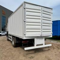 China Used 4x2 HOWO 371HP Heavy Duty Enclosed Box Van Cargo Truck 12 Ton Regional Logistics Hauler for sale