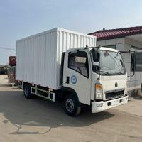 China 4x2 HOWO 160HP Light Duty Enclosed Box Van Cargo Truck 8 Ton Urban Delivery Vehicle for sale