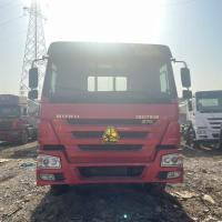 China Used 6x4 Howo 375HP Flatbed Platform Cargo Truck 25 Ton Heavy Equipment Transport Vehicle for sale
