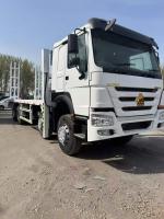 China 8x4 Used Howo 371HP Flatbed Platform Transport Truck 30 Ton Cargo Hauler Logistics Vehicle for sale
