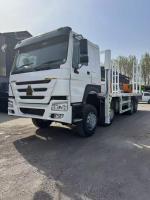 China 8x4 Used Howo 371HP Flatbed Platform Transport Truck 30 Ton Cargo Hauler Logistics Vehicle for sale