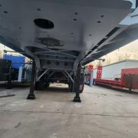 China Triple Axle Rear Dump Semi Trailer 40 Ton Hydraulic Tipping Hauler Construction Equipment for sale