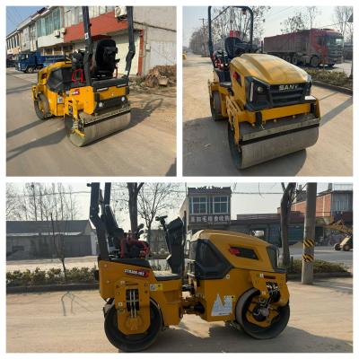 China SANY STR30C-10S Light Tandem Vibratory Road Roller 3 Ton Asphalt Compaction Machine for sale