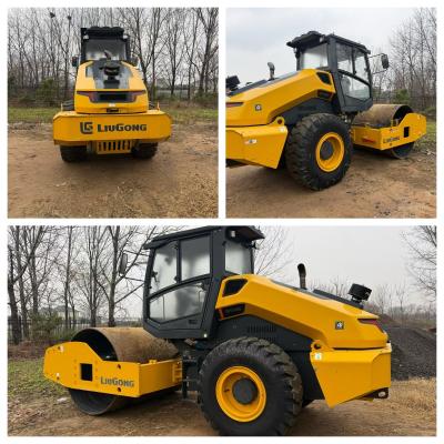 China Pre-Owned LIUGONG 6114 Vibratory Road Roller 14 Ton Compaction Construction Equipment for sale