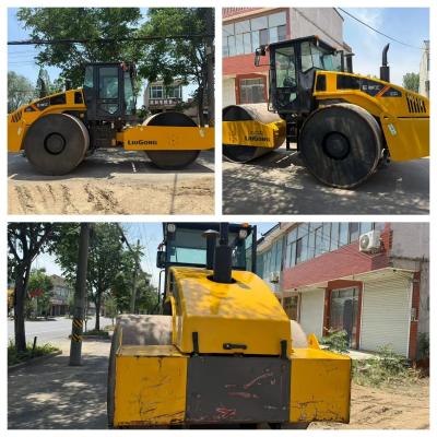 China Used LIUGONG 6324 Single Drum Road Roller 24 Ton Soil Compaction Machine for sale