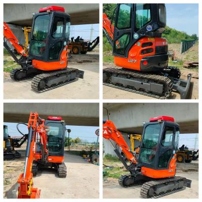 China Pre-Owned Kubota U27 Compact Mini Crawler Excavator 2.7 Ton Digging Equipment for sale