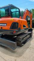China Pre-Owned Doosan DX60-9C Mini Crawler Excavator 0.21m³ Bucket 57HP Yanmar Engine Construction Machinery for sale