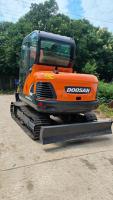 China Pre-Owned Doosan DX60-9C Mini Crawler Excavator 0.21m³ Bucket 57HP Yanmar Engine Construction Machinery for sale