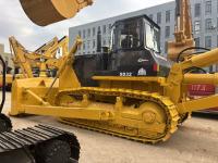 China Used Shantui SD32 SD22 CAT D8R Crawler Bulldozer 320HP Engine 10m³ Semi U Blade Heavy Duty Earthmoving DOZER for sale