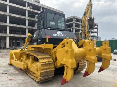 China Used Shantui SD22 Crawler Bulldozer 235HP Engine 6.4m³ Straight Blade Heavy Duty Earthmoving Construction Equipment for sale