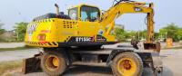China Chinese Brand SANY SY155C Wheeled Excavator Long Reach Reliable Economy Mode Operation for sale