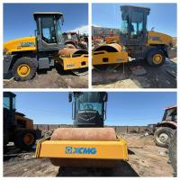 China Used XCMG XS65 Single Drum Vibratory Roller 2130mm Drum 140kW Engine 6500kg Operating Mass Soil Compactor for sale
