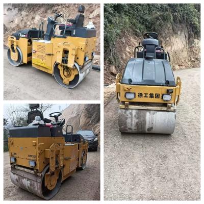 China Used XCMG XMR30E Compact Mini Road Roller 1050mm Double Drum Vibratory 3000kg Operating Mass Diesel Engine for sale