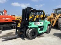China Mitsubishi FD70N 7 Ton Diesel Forklift Used Forklift Truck 7000kg Capacity Pneumatic Tire Heavy Duty Forklift for sale