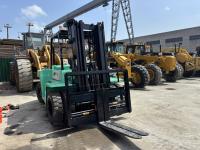 China Mitsubishi FD70N 7 Ton Diesel Forklift Used Forklift Truck 7000kg Capacity Pneumatic Tire Heavy Duty Forklift for sale