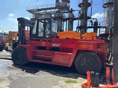 China Mitsubishi FD300 30 Ton Diesel Forklift Heavy Duty Used Forklift Truck 30000kg Capacity Pneumatic Tire for sale