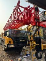 China Sany 80 Ton Heavy Lifting Truck Crane Machine 50m Long Reach 6-Section Boom All Terrain Construction Equipment for Sale for sale