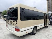 China Pre Owned Toyota Coaster 23 Seater Diesel Minibus 2020 Model Year Tour Bus Hotel Shuttle Transport Vehicle for sale