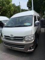 China Used Toyota Hiace Commercial Van 15 Seater Diesel MPV 2019 Model Airport Shuttle Passenger Vehicle Export for sale