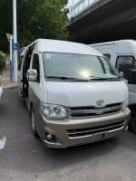 China Used Toyota Hiace Commercial Van 15 Seater Diesel MPV 2019 Model Airport Shuttle Passenger Vehicle Export for sale