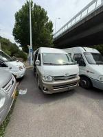 China Used Toyota Hiace Commercial Van 15 Seater Diesel MPV 2019 Model Airport Shuttle Passenger Vehicle Export for sale