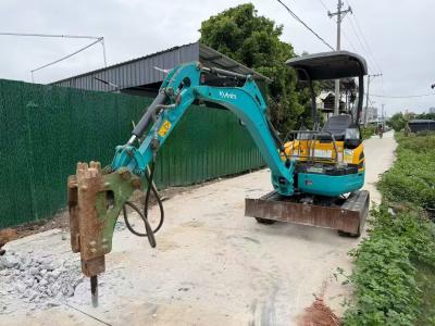 China Stock Available Kubota U-17 Mini Excavator with Breaker Hammer Low Emission Fuel Efficiency for sale