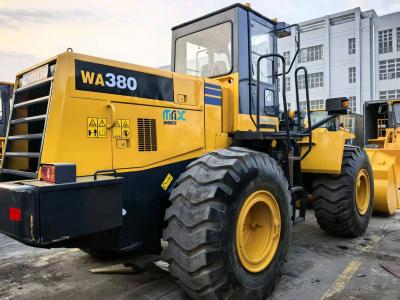 China USED KOMATSU WA380 Wheel Loader 3.5m3 Bucket 192HP Diesel Engine Ready to Work for sale