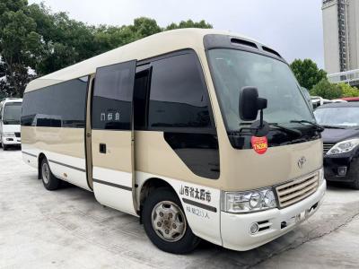 China Toyota Coaster 30 Seater Luxury Coach Used Diesel Engine Passenger Bus Airport Shuttle for sale