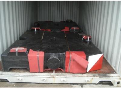 China 10000kg Grey Iron Cast Counterweight FC250 GG25 HT250 for sale